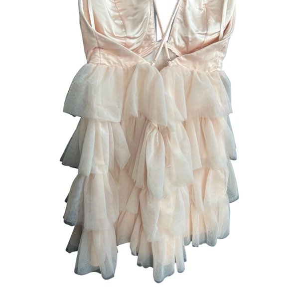 Selfie Leslie | Dresses | Selfie Leslie Auguste Tiered Frill Mini Dress ...